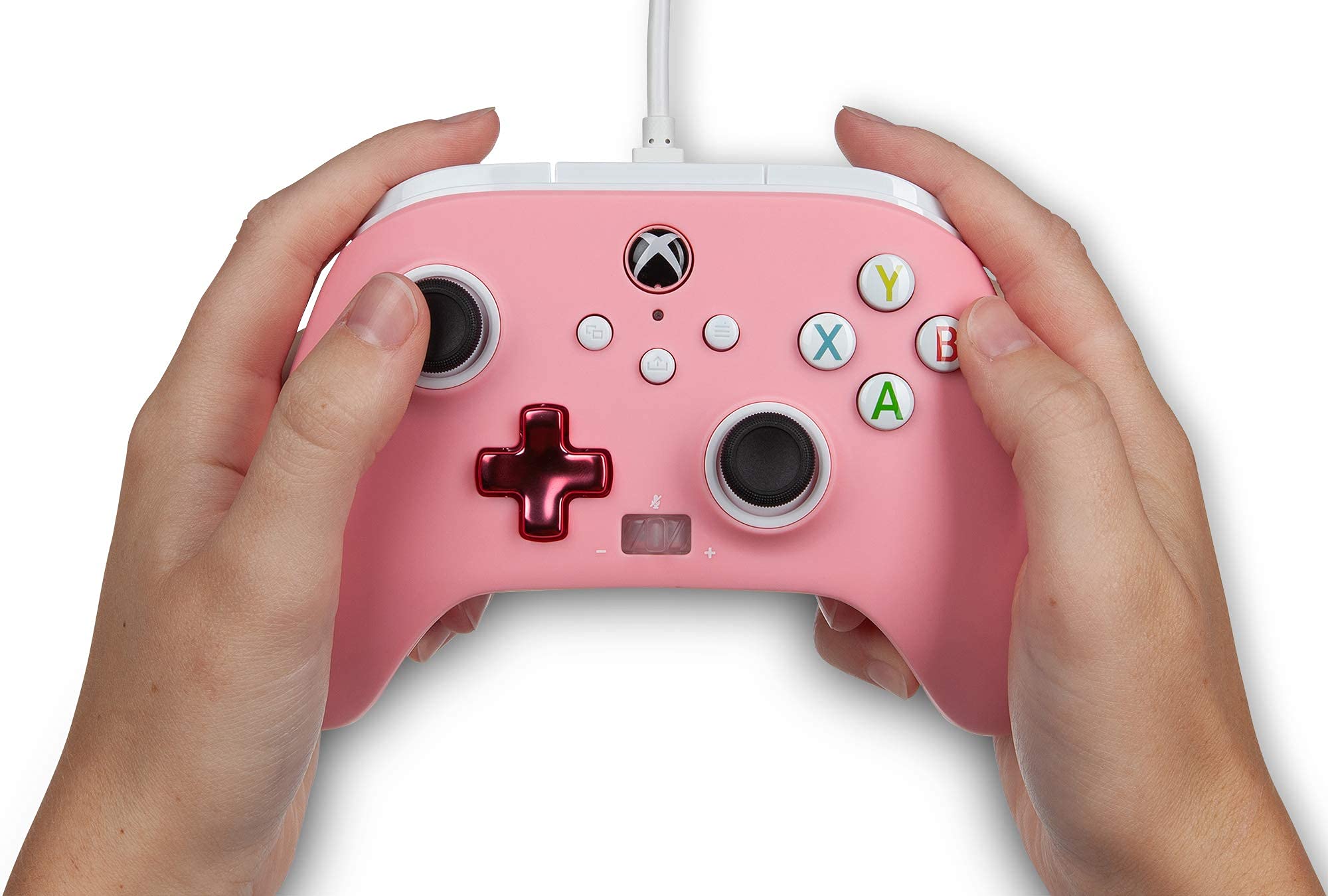 PowerA Enhanced Wired Controller for Xbox - Pink, Gamepad, Wired Video Game Controller, Gaming Controller, Xbox Series X|S, Xbox One - Xbox Series X (Renewed)