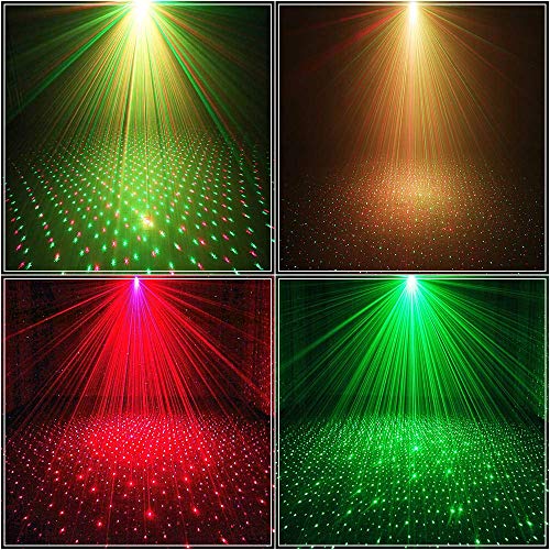 Party Lights,Disco DJ Lights Strobe Light Rave Stage Light Projector Effect Club Light Sound Activated with Remote Control for Parties Home Show Bar Club Birthday KTV DJ Pub Karaoke Christmas Holiday
