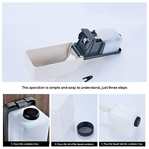 Soap Dispenser Hotel Foam Wall-Mounted Manual Soap Dispenser, Good Use Effect, Hand Box is Suitable for Hotels, Schools Bathroom Soap Dispenser