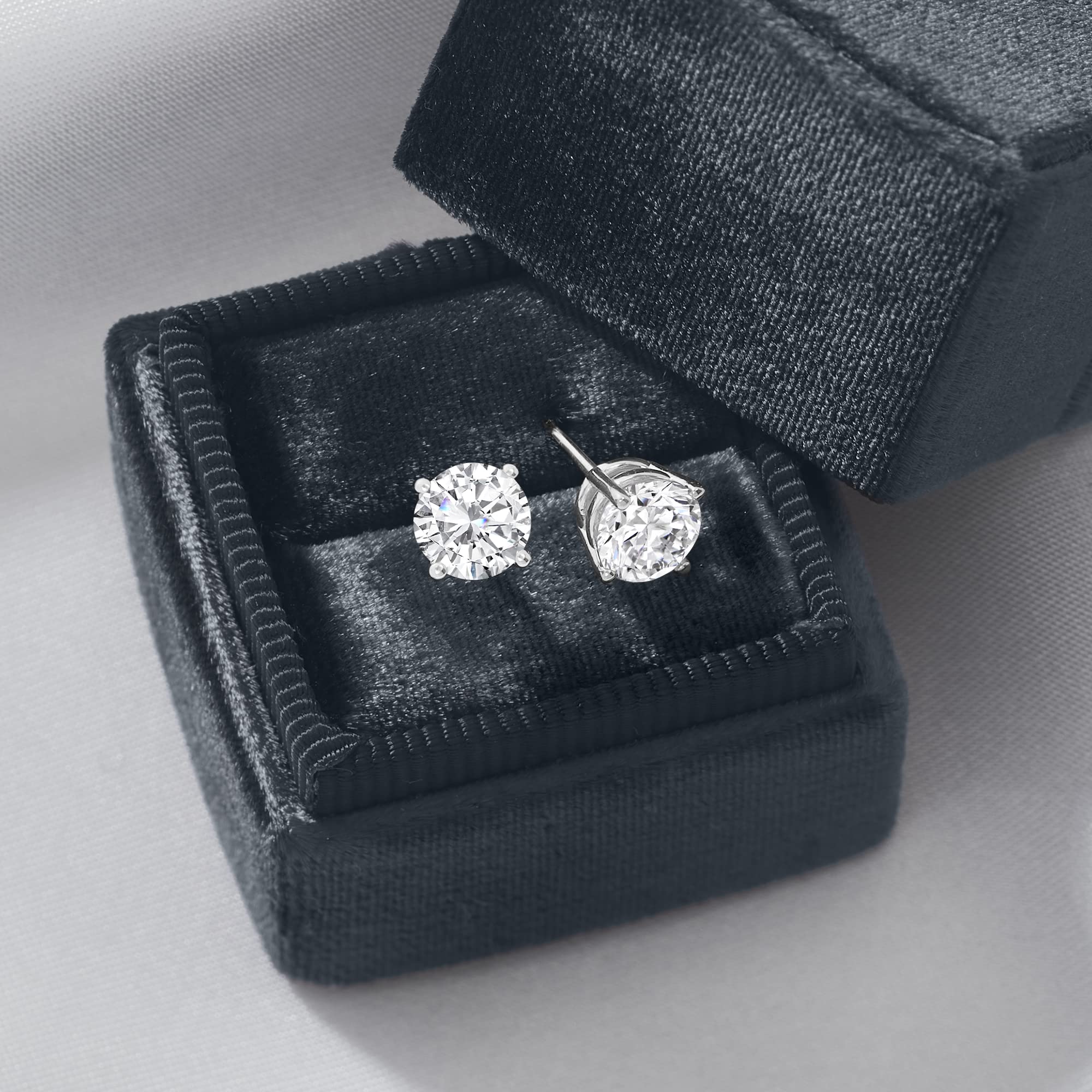 Ross-Simons 1.40 ct. t.w. Diamond Stud Earrings in Platinum