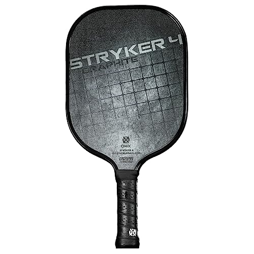 Onix Graphite Stryker Pickleball Paddle Features Oversized, Nomex, Paper Honeycomb Core, and Graphite Face