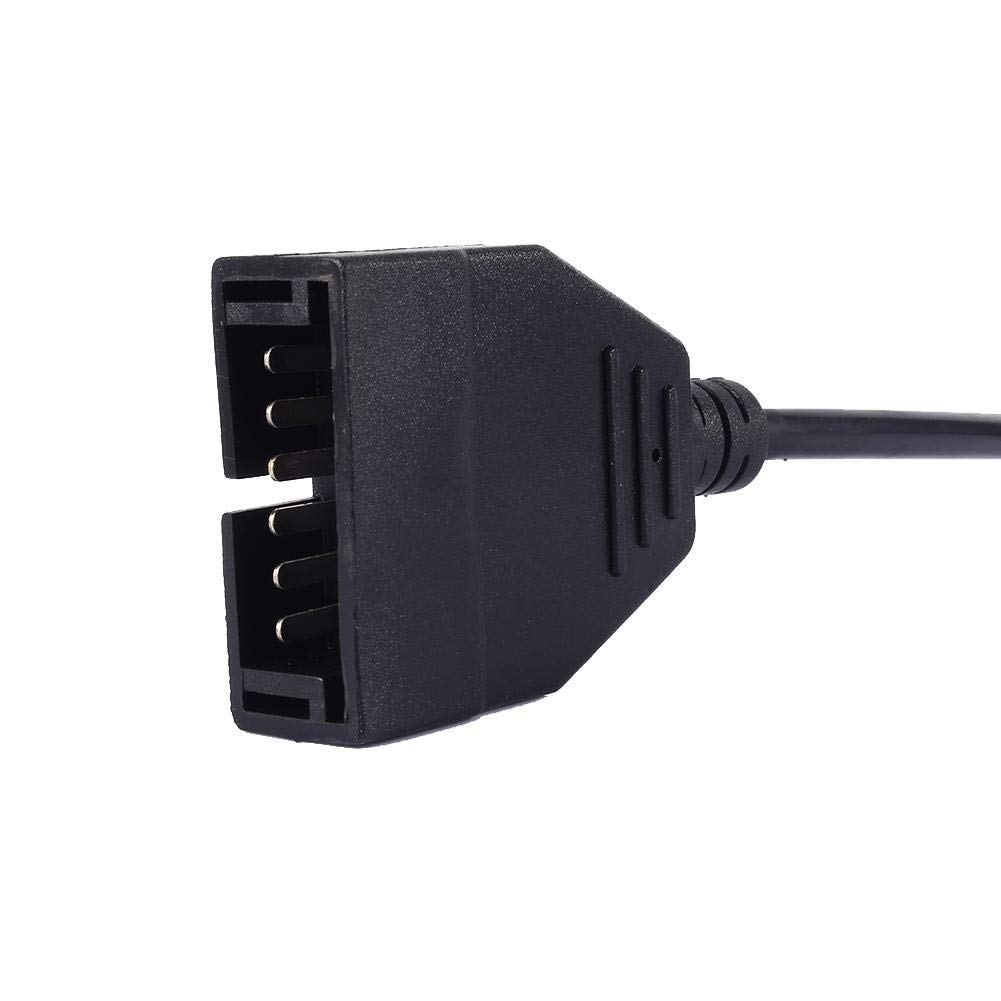 OBD2 Diagnostic Extension Cable, Obd1 Adapter to Obd2 Pin Scanner 2 Pin to 16 Pin OBD1 Scanner Standard Quality Stable Performance