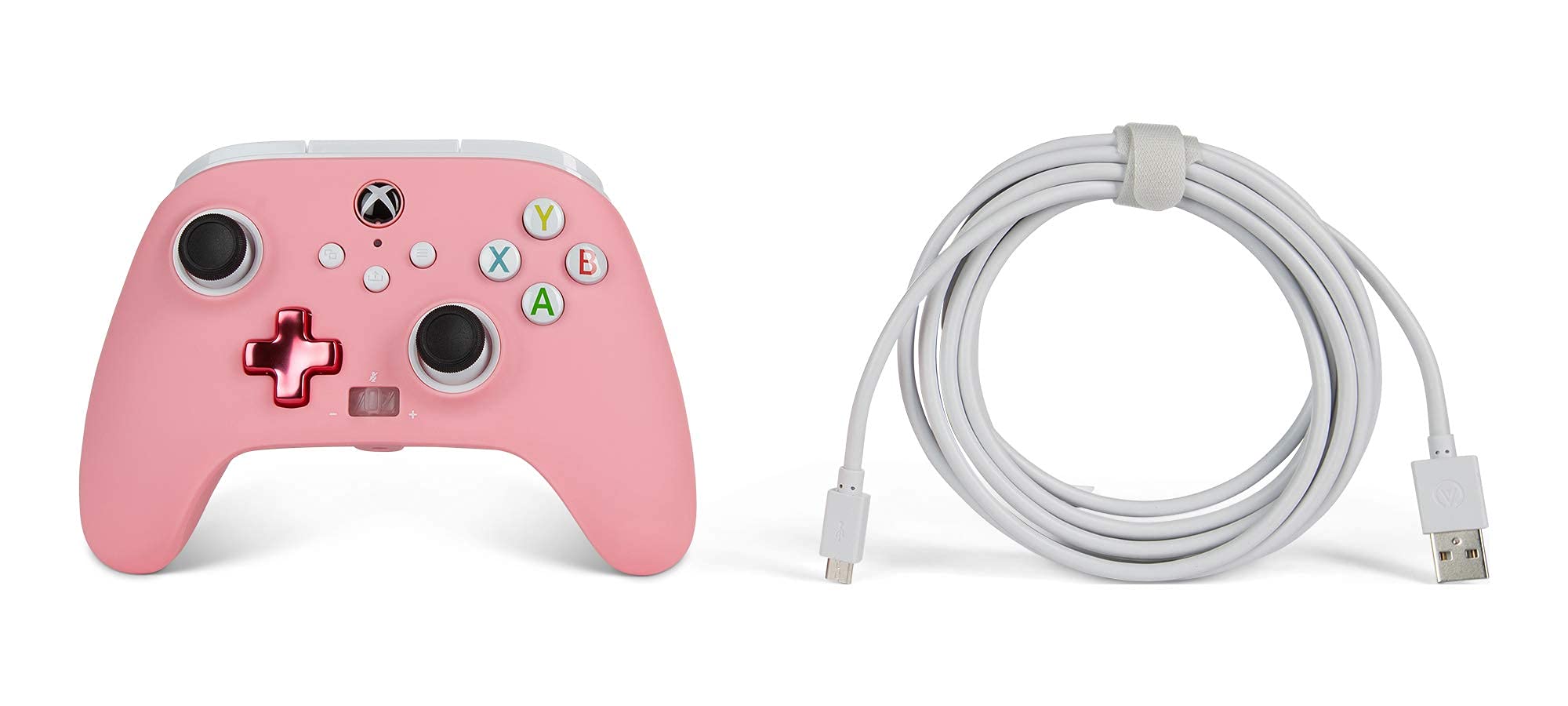 PowerA Enhanced Wired Controller for Xbox - Pink, Gamepad, Wired Video Game Controller, Gaming Controller, Xbox Series X|S, Xbox One - Xbox Series X (Renewed)