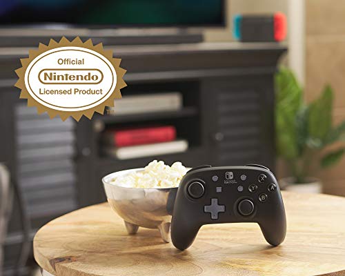 PowerA Nano Enhanced Wireless Controller for Nintendo Switch - Black, Works with Nintendo Switch Lite, Bluetooth Controller, Gamepad, Compact, Smaller, Rechargeable, Portable - Nintendo Switch