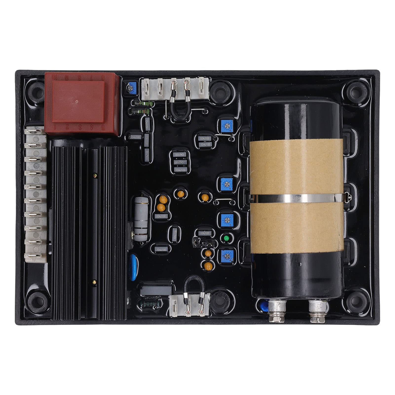 Mothinessto Generator AVR, Generator Volt Control Regulator 70‑140VAC Accurate Controlling Easy Installation Compact for Replacement
