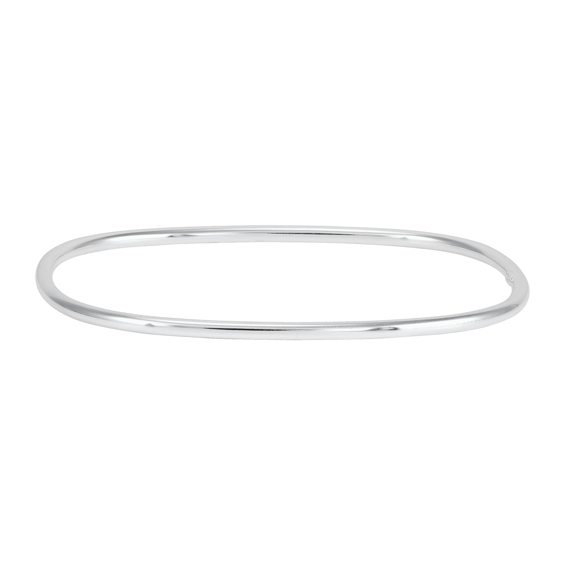 Silpada 'on the Square' Bangle Bracelet in Sterling Silver, 7.5"