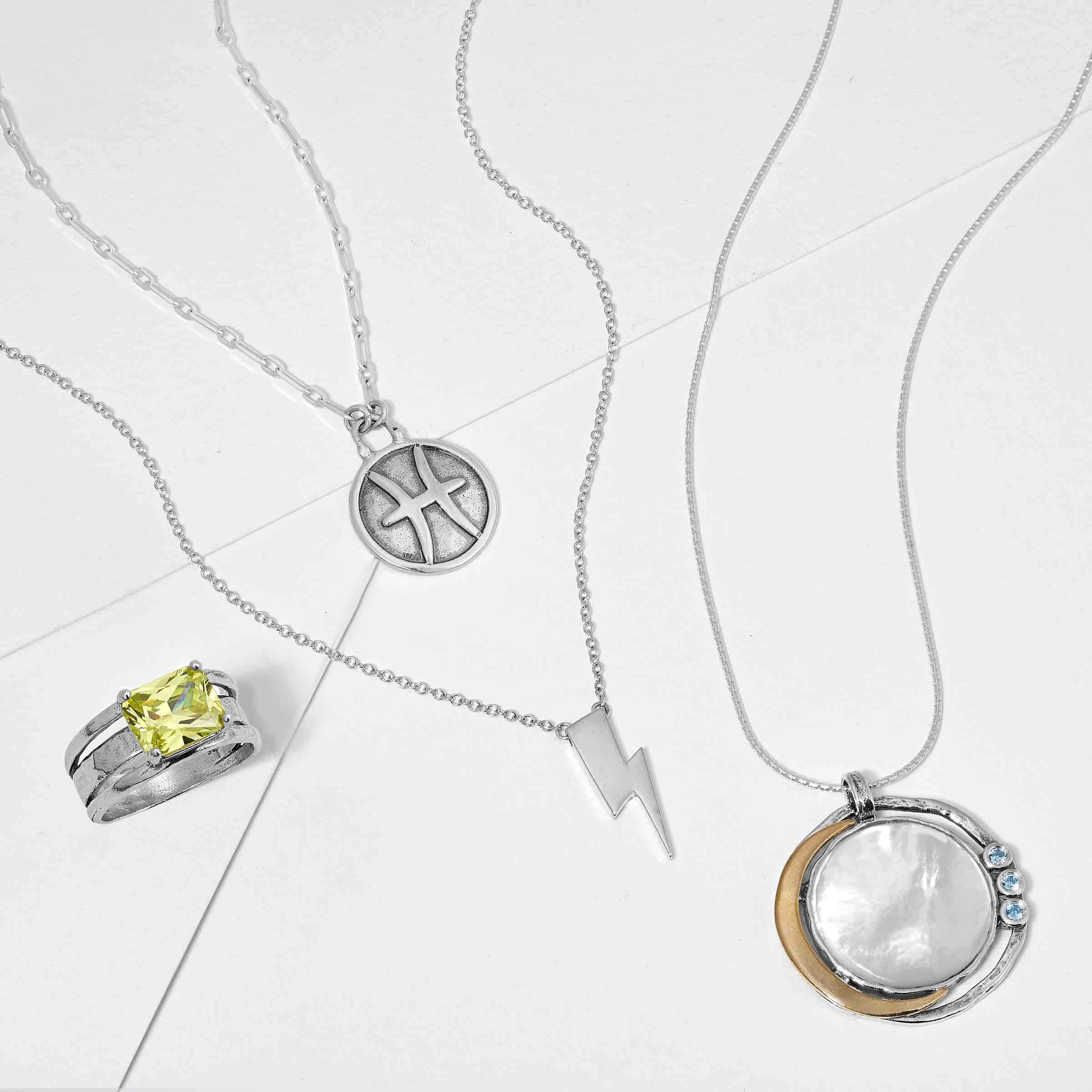Silpada 'Struck By Hope' Necklace in Sterling Silver, 16" + 2"