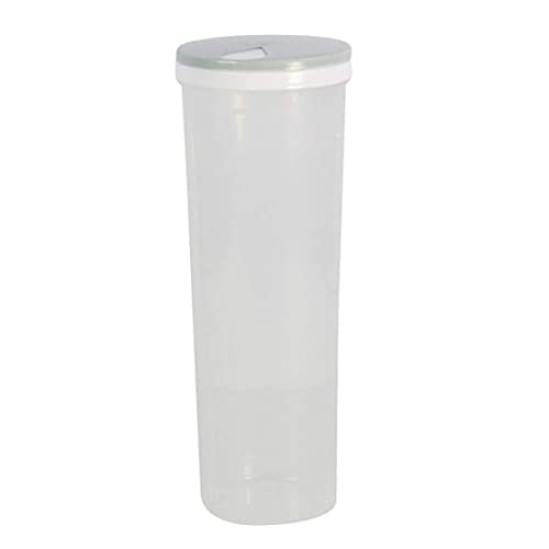 YaptheS Plastic Tall Food Storage Spaghetti Noodle Pasta Container with Locking Lid Clear Dry Food Keeper Canister Cereal Crisper Bo&Kitchenware