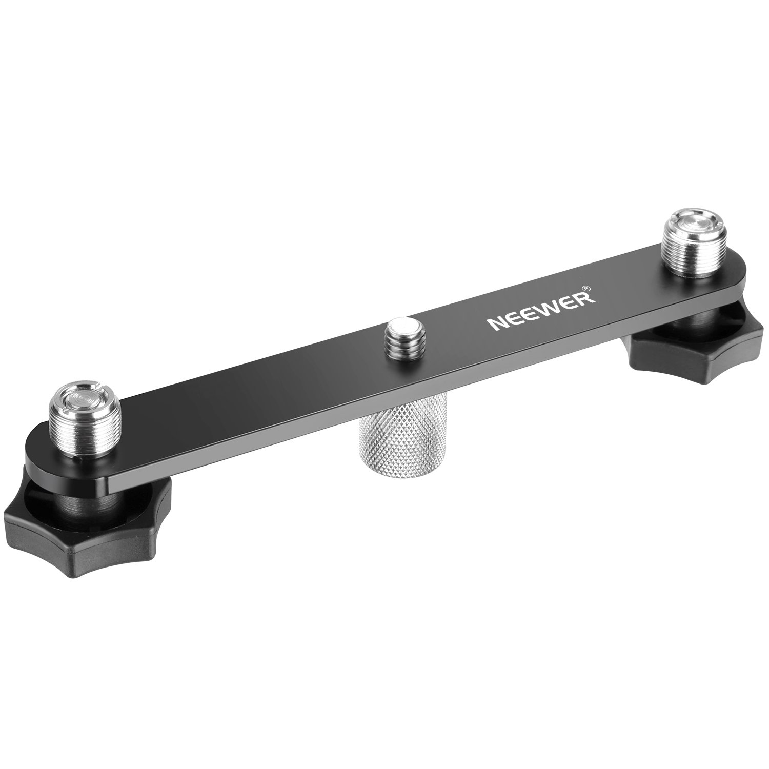 Neewer NW-036 Microphone Bar, Durable Sturdy Steel Microphone Mount Bracket T-bar with Standard 5/8-inch Thread Smooth Finish, Suitable for Most Microphones Clips Stands Boom Arms (Original Version)