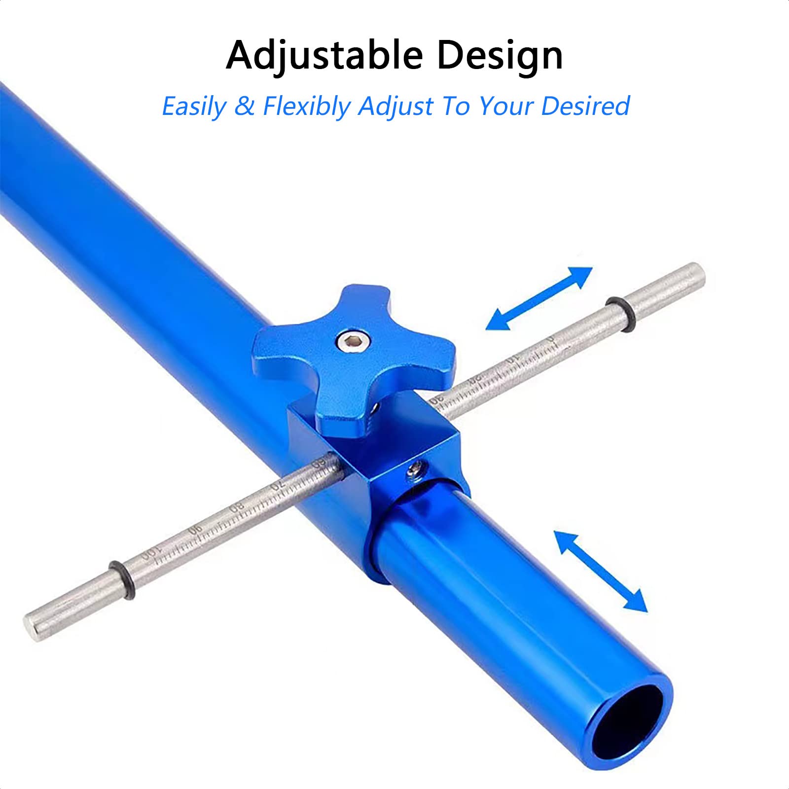 TISEKER Derailleur Hanger Alignment Gauge Tool for Road Bike, Mountain Bicycle, MTB Frame Rear Dropout Derailleur
