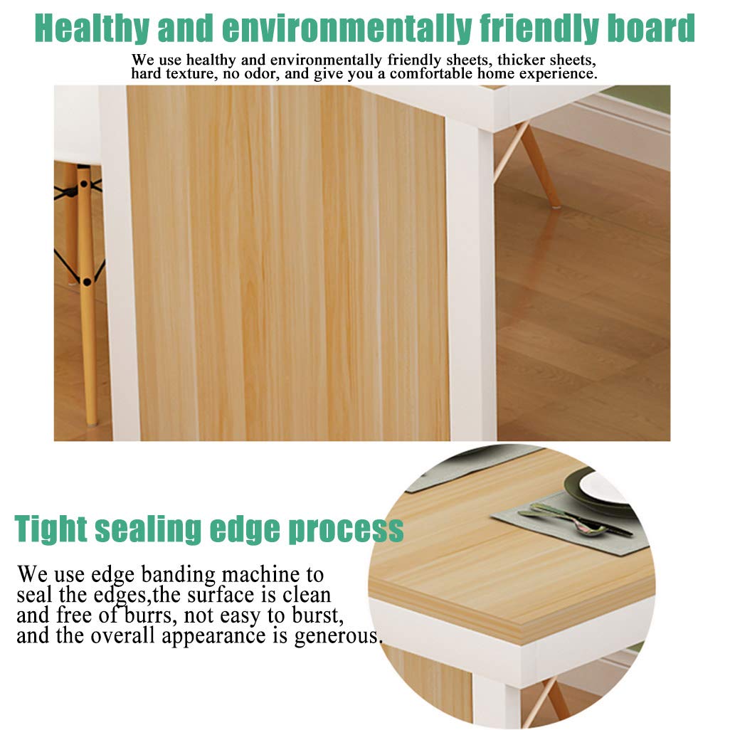 QIMO Wall Mounted Table, Fold Out Convertible Desk Multi-Function Computer Desk Writing Desk Home Office Wood Wall Floating Desk
