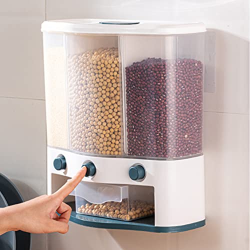 Veemoon 1pc Rice Bucket Plastic to Go Containers Plastic Containers for Food Spaghetti Container Grain Sealing Can Rice Cereal Multifunctional Sealing Can Whole Grains Storage Tank Pp