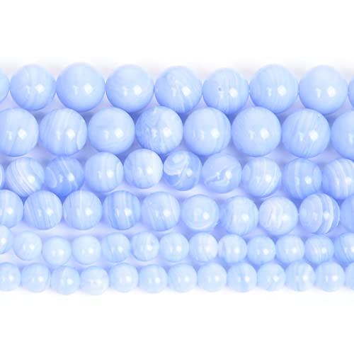 NHBT YU 6/8/10mm Natural Stone Synthetic Purple Agate Round Beads Loose Spacer Bead for Jewelry Making DIY Accessories T87 (Color : H8648, Item Diameter : 6mm)