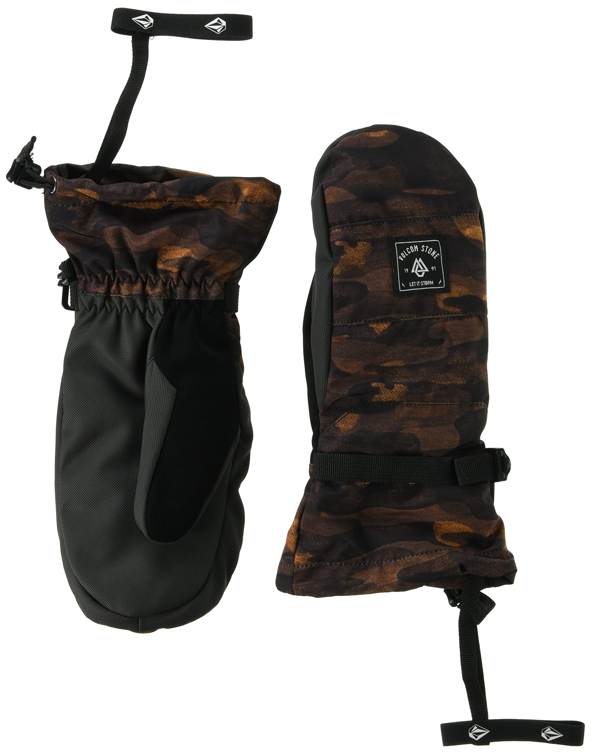 Volcom Womens V.snow Over Ski Mitt Snowboard Gloves, Dusk Camo S3, Small US