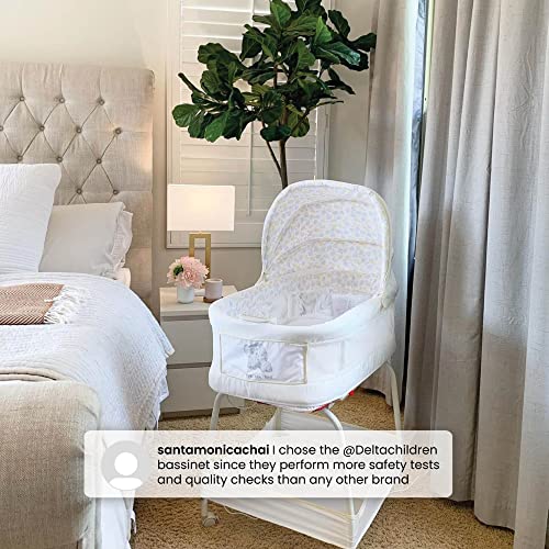 Precious Moments Auto Glide Bassinet by Delta Children, Baby Love