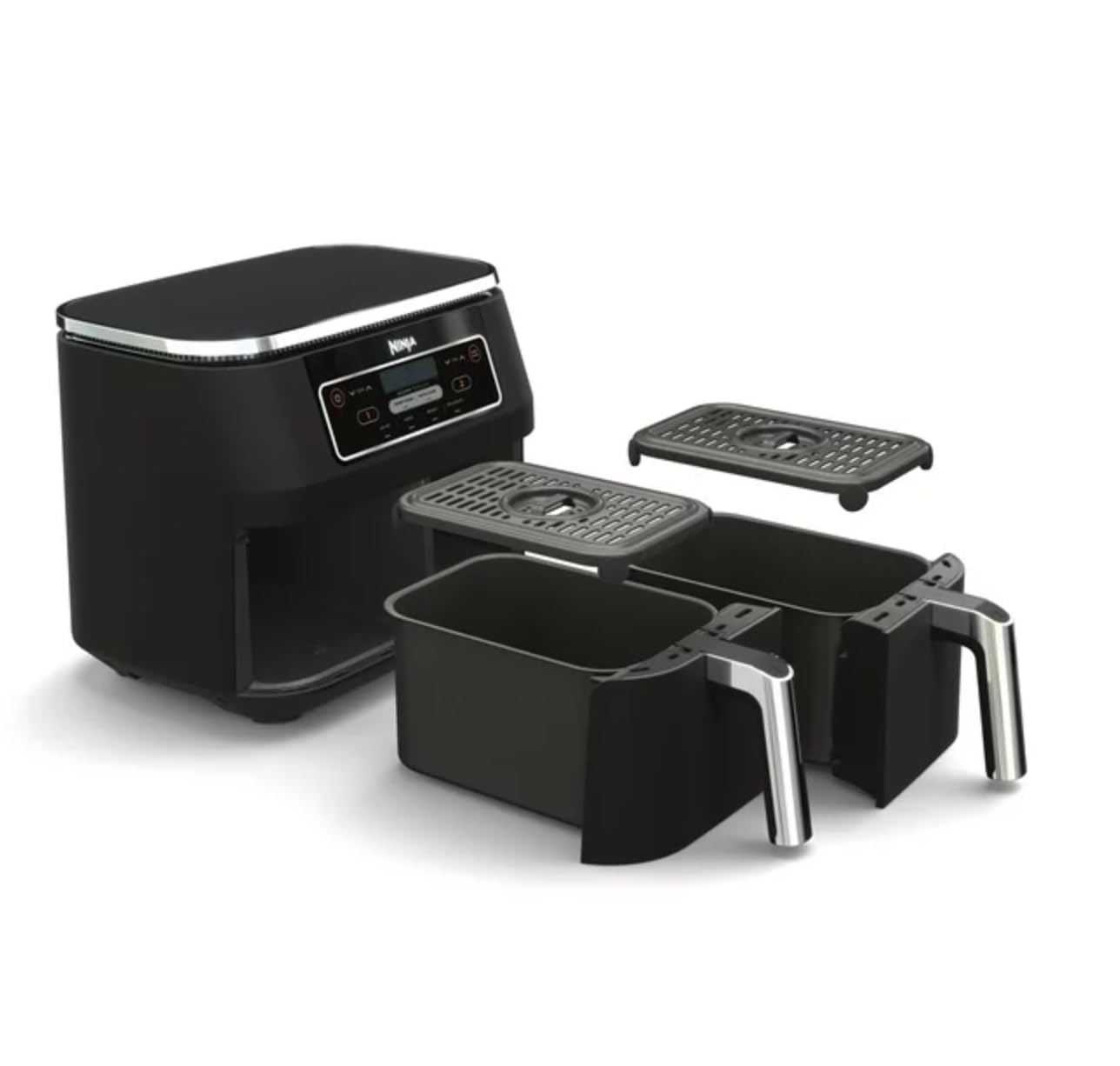 Ninja Foodi 4-in-1 8-Quart. 2-Basket Air Fryer with DualZone Technology- Air Fry, Roast, and More