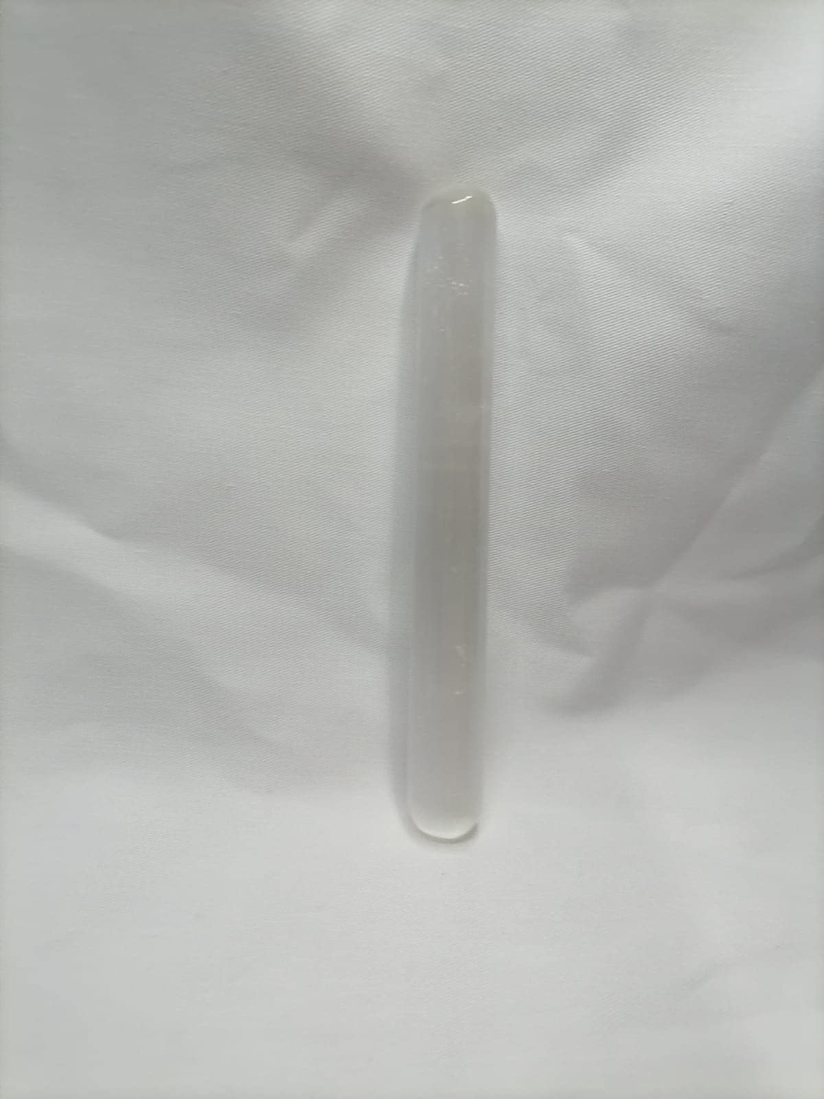 Three Selenite Massage Wand Polished, Self Care, Housewarming Gift, Healing Minerals and Crystals Size Around 15×2 cm 85 gr Each one