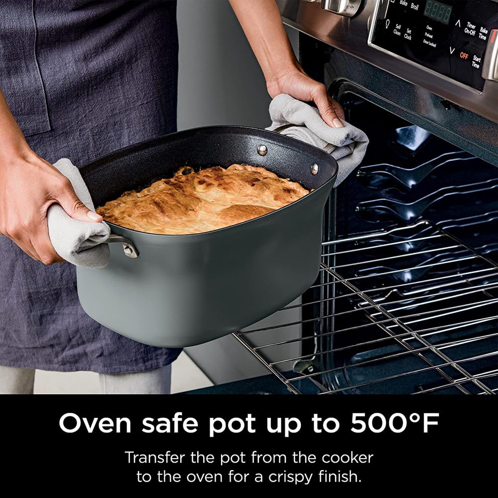 Ninja MC1001 Foodi Possible Slow Cooker PRO Multi-Cooker (Renewed) Bundle with 3 YR CPS Enhanced Protection Pack