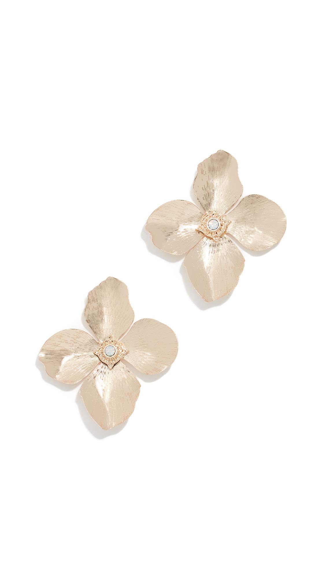 SHASHI Women's Blossom Earrings, Gold, One Size