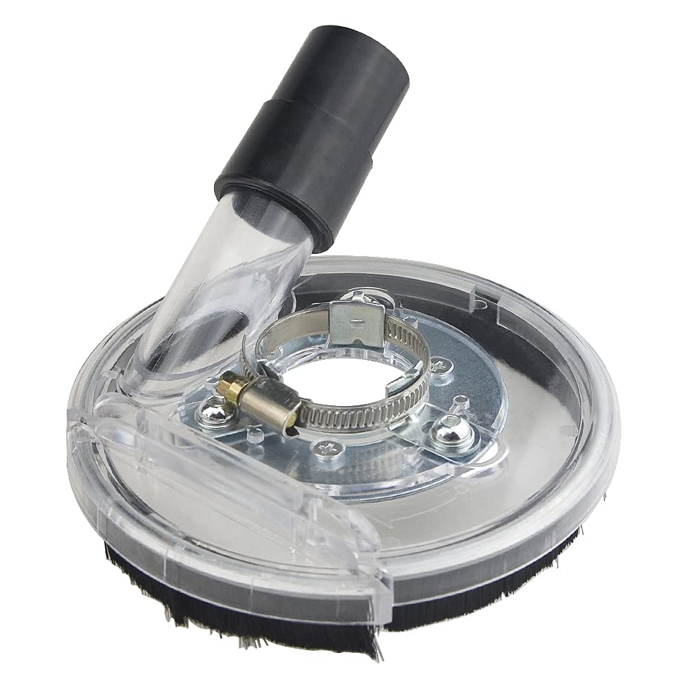 XINGYHENG Dust Shroud Kit Dry Grinding Dust Cover 100-150mm Adjustable Angle Grinder with 4 Inch Concrete Diamond Grinding Cup Wheel