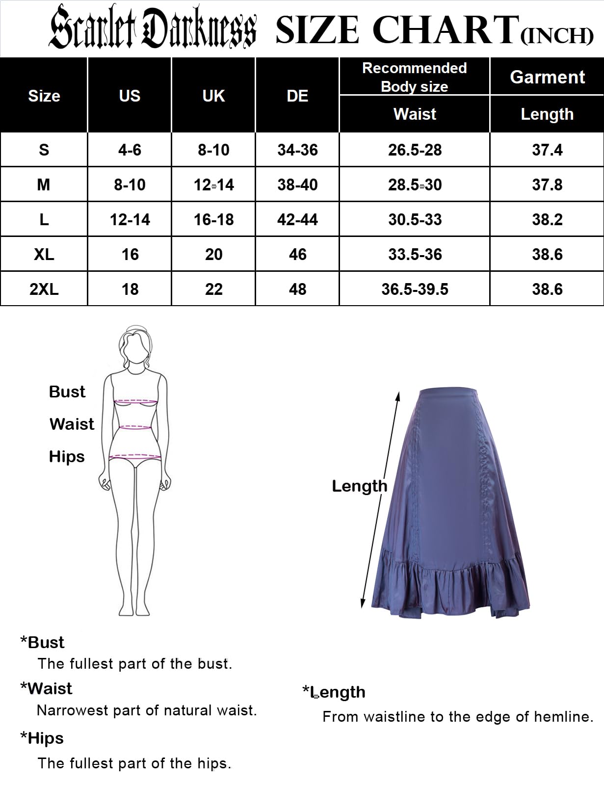 Scarlet Darkness Women Gothic Steampunk Pirate Skirt Victorian Bustle Skirts High-Low Brown L