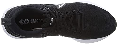 Nike Women's Sneaker, Black White Iron Grey, 10 AU