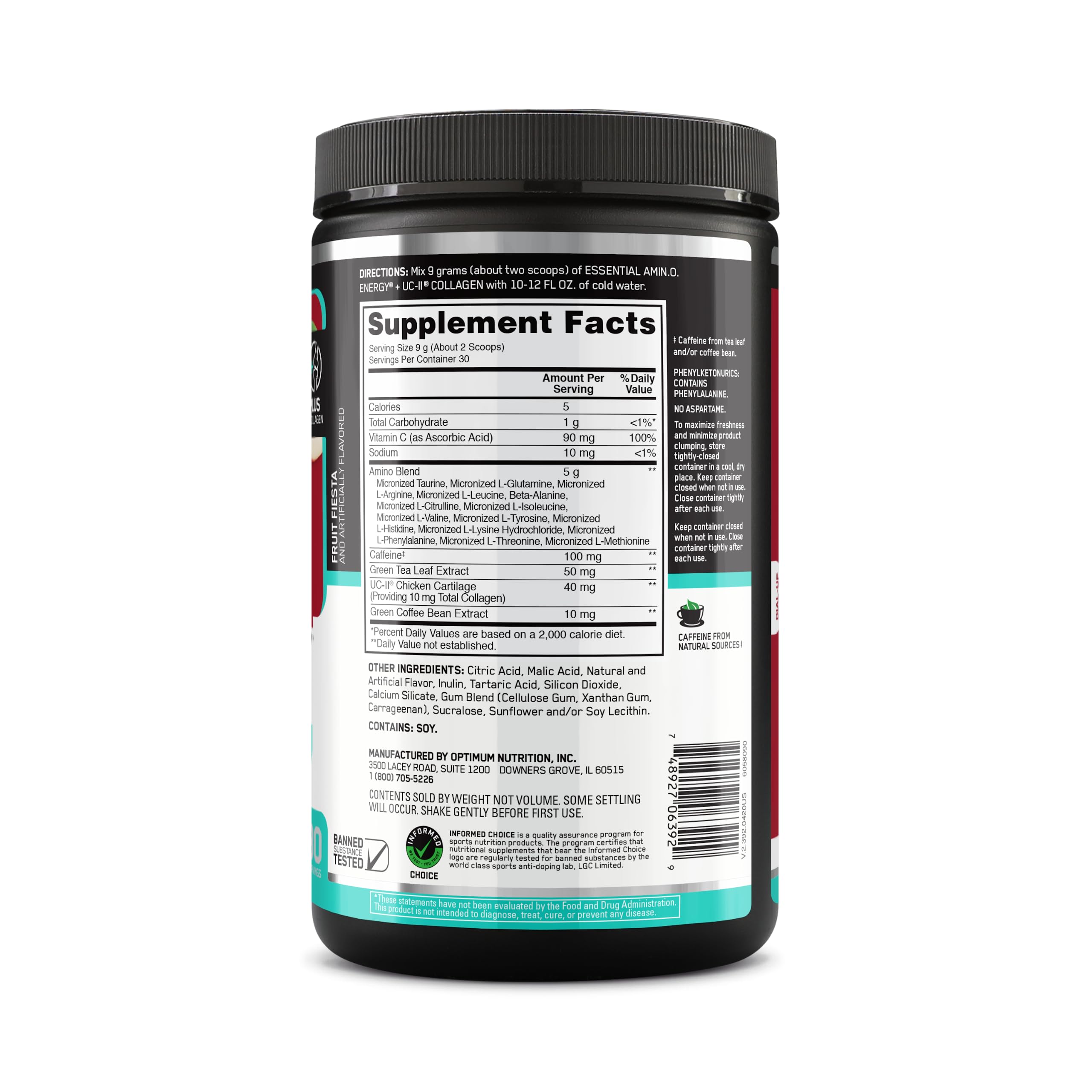 Optimum Nutrition Amino Energy + Collagen Powder