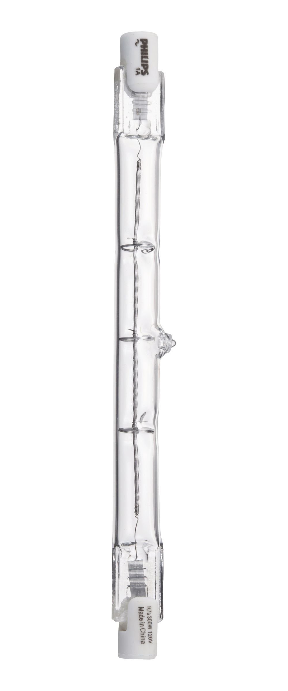 PHILIPS LED 415711 300-Watt 4.7-Inch T3 RSC 120-Volt Light Bulb with Double Ended Base, 2-Pack,Bright White