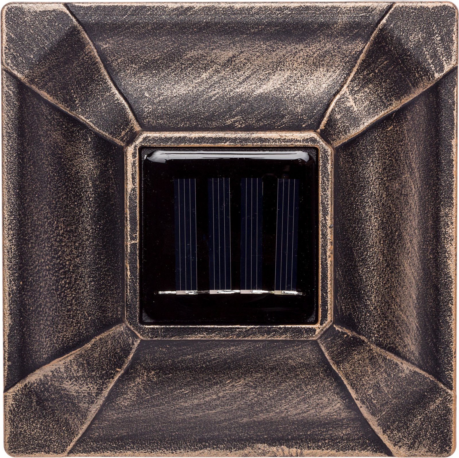Paradise GL28998BZ Solar Cast Aluminum LED Post Cap Light for 4x4 Wood Posts (Bronze, 8 Pack)