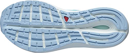 Salomon Sonic 4 Confidence Running Shoes for Women, Tanager Turquoise/White/Kentucky Blue, 8