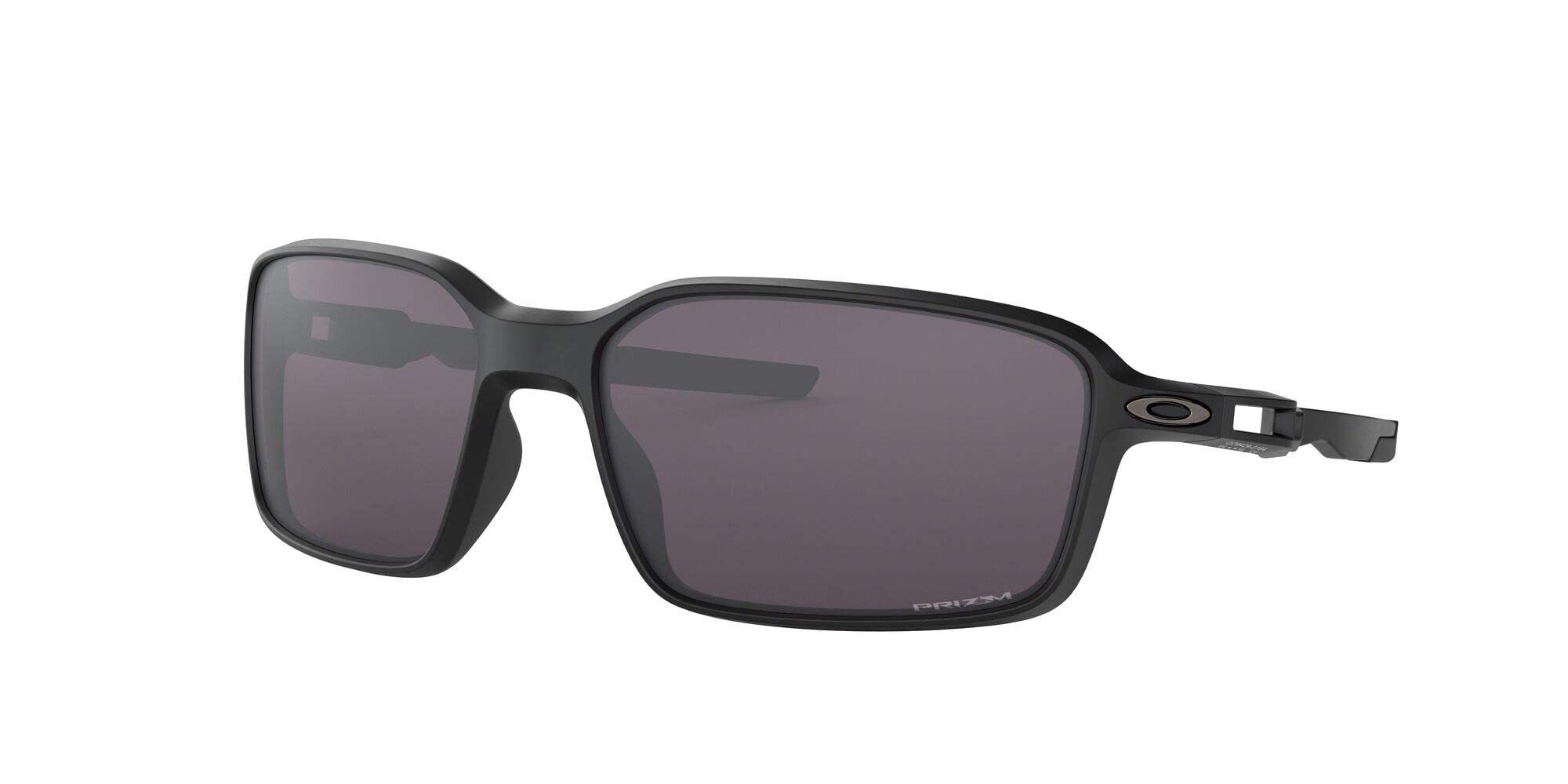 Oakley Men's Oo9429 Siphon Round Sunglasses, Crystal Black/Prizm Ruby Polarized, 64 mm