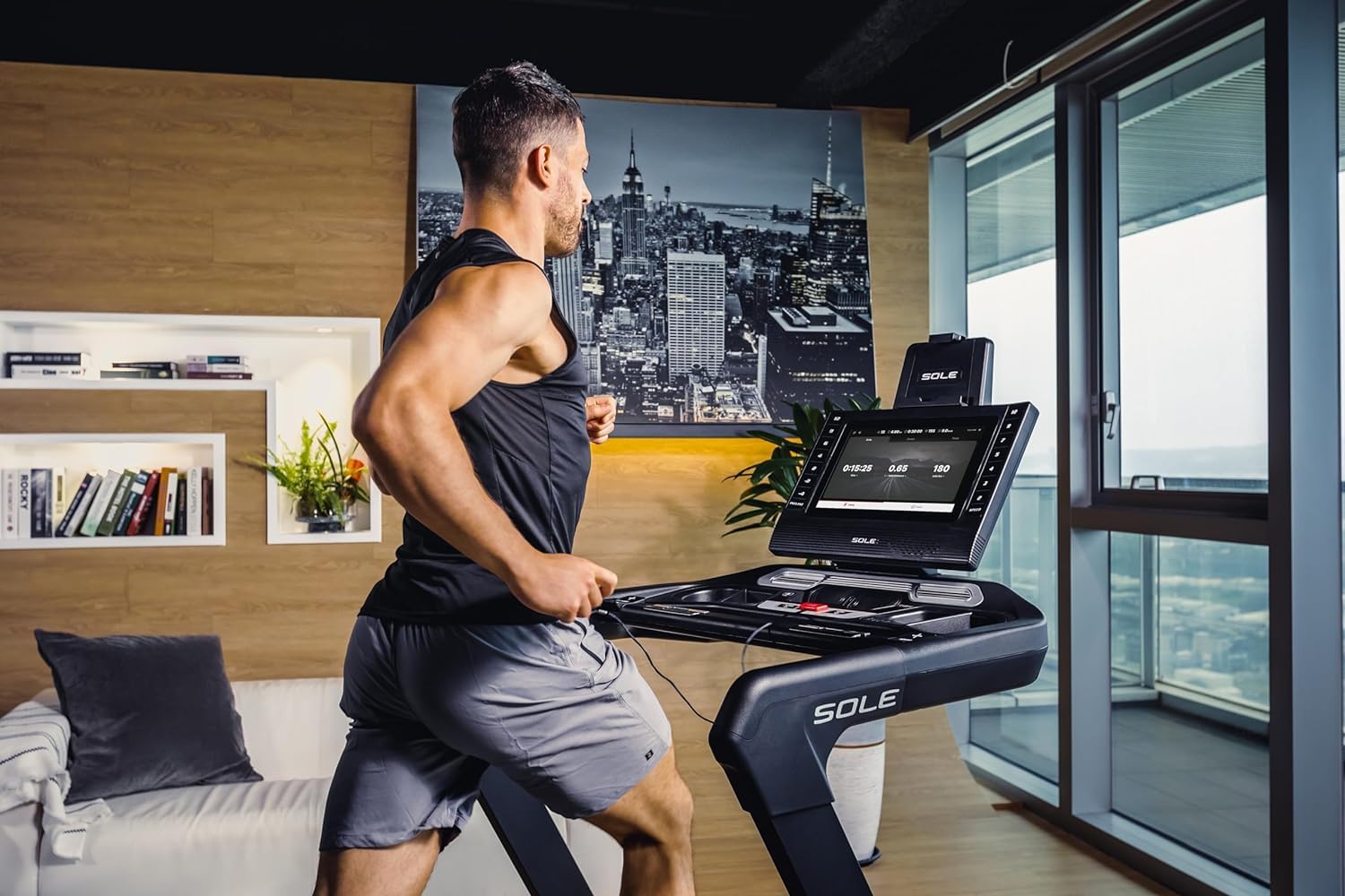 New 2023 Treadmill, Sole F85 Treadmill, Foldable Treadmills for Home Use, Bluetooth, Touch Screen, Treadmill Foldable, Treadmills for Home with Incline and Decline, Home Exercise Treadmill (Sole F85)