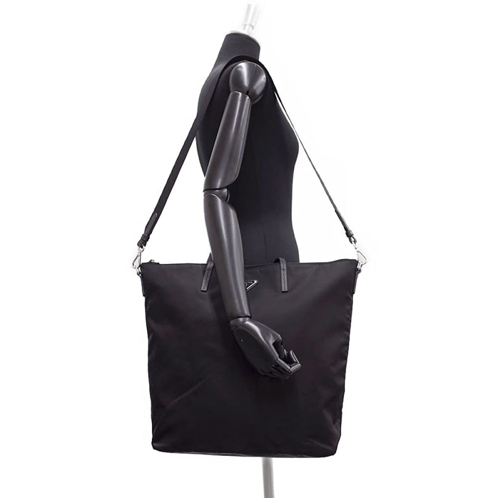 Prada Women's Black Nylon Shopping Tote 1BG189