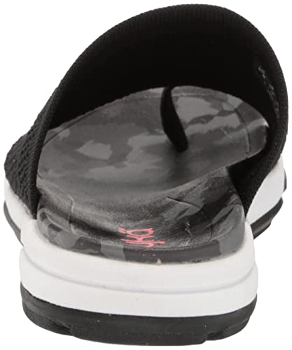 Ryka Women's Desi Sandal Black Marbled 7 M