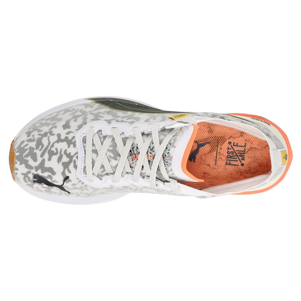 Puma Womens Deviate Nitro Lace Up Running Sneakers Shoes - Grey - Size 8.5 M