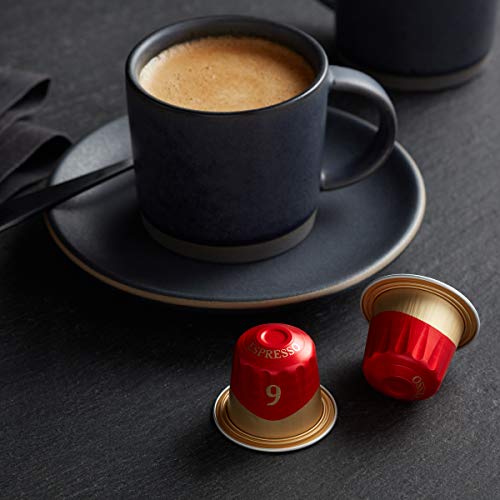 Peet's Coffee, Medium Roast Espresso Pods, Crema Scura Intensity 9, 10 Count (1 Box of 10 Espresso Capsules)