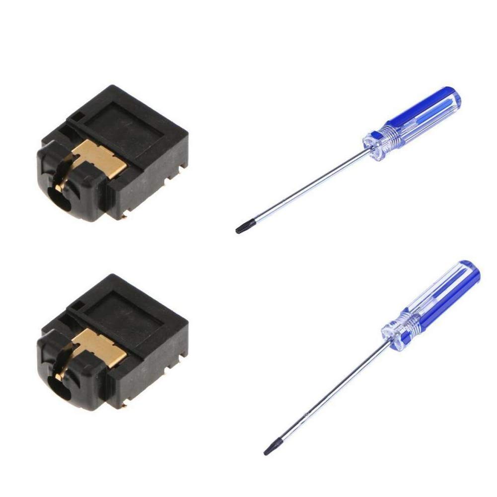 schicj133mm Replacement 3.5mm Jack Headphone Audio Port,for Xbox One Controller,with Repair Parts Screwdriver