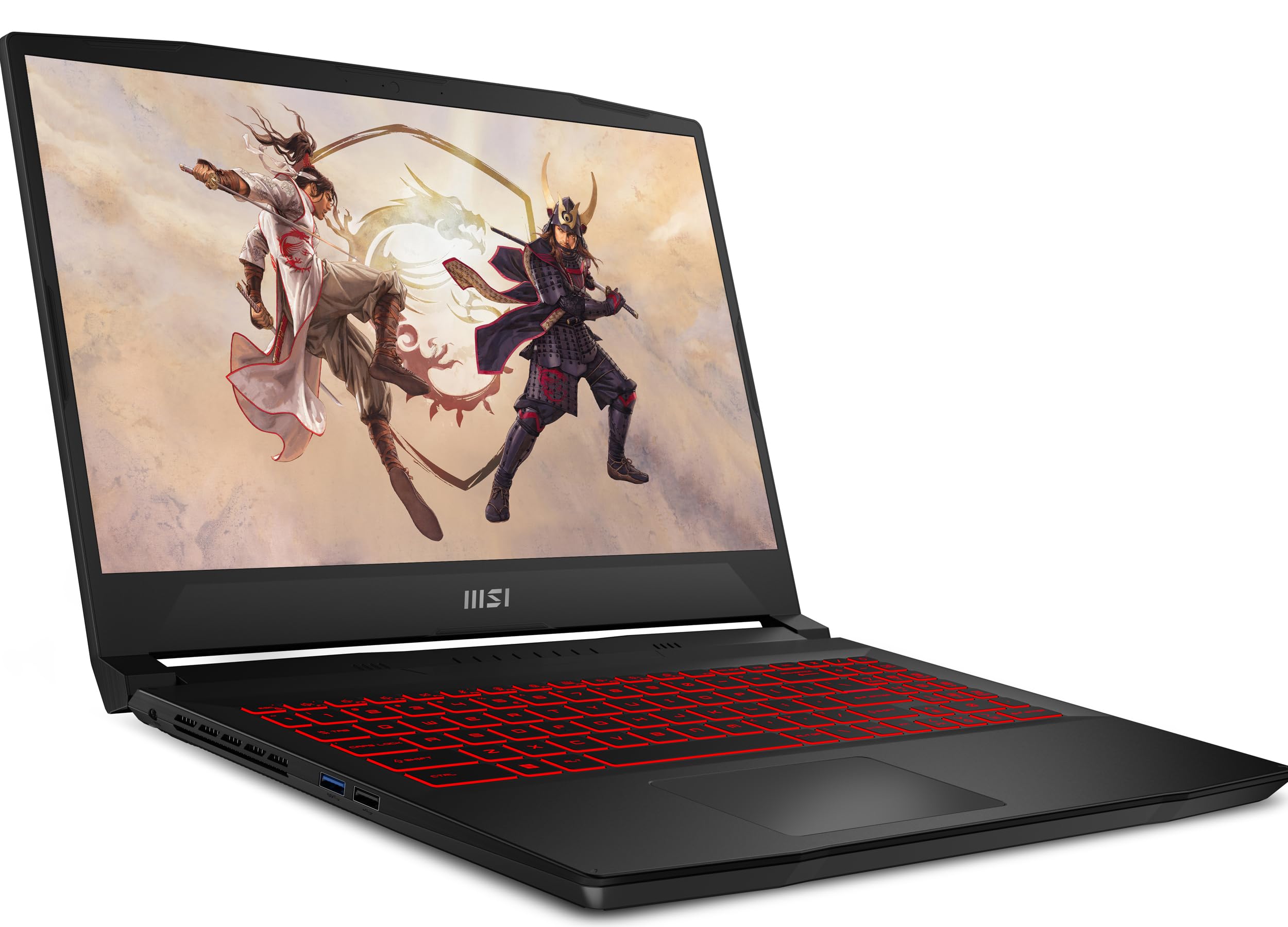 MSI Katana GF66 Gaming Laptop (Intel i7-12700H 14-Core, 64GB RAM, 2x4TB PCIe SSD RAID 1 (4TB), GeForce RTX 3060, 15.6" 144 Hz Full HD (1920x1080), WiFi, Bluetooth, Win 10 Pro) with USB-C Dock