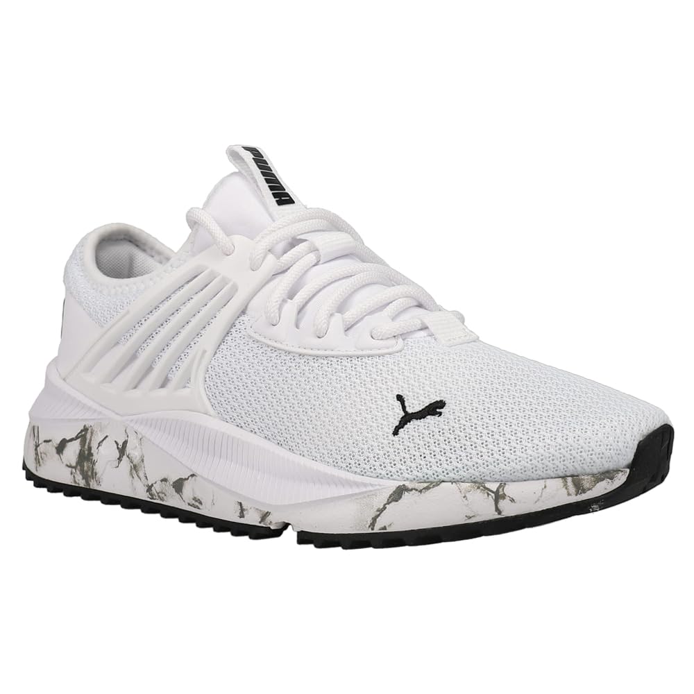 Puma Womens Pacer Future Marble Training Sneakers Shoes - White - Size 6 M