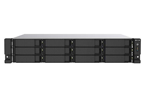QNAP TS-1253DU-RP 12 Bay Rackmount NAS with Two 2.5GbE Ports, Redundant PSU