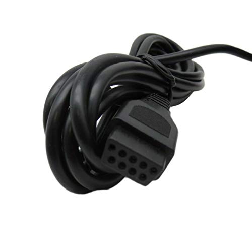 Vicue Durable and Practical LVW616 Alternative Joystick Controller for Atari 2600 Console System Black Wired
