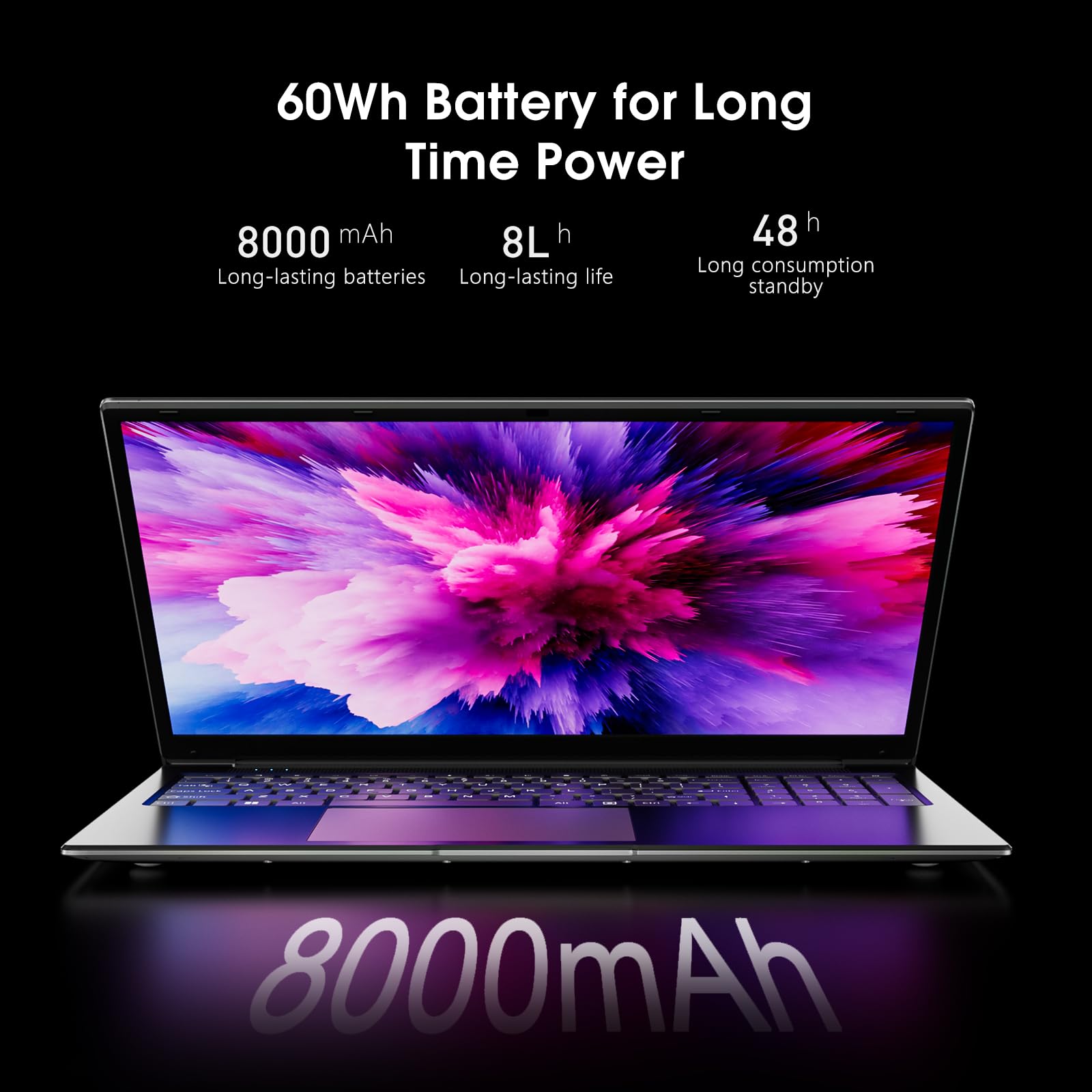 SGIN 17 Inch Laptop, Laptops 4GB RAM 128GB SSD with IPS Display, Intel Celeron Quad-Core Processor(Up to 2.5GHz), Mini HDMI, Webcam, Wi-Fi, 512GB Expansion
