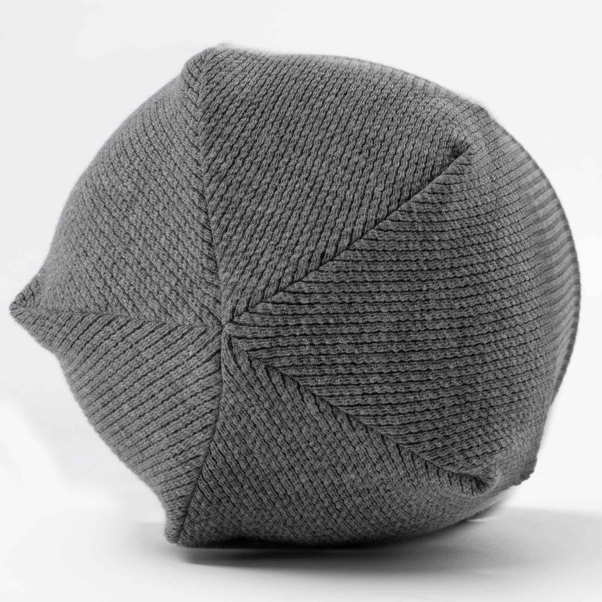 Trendy Stylish Beanie of Quality Knit Fabric, Breathability & Elasticity Skull Cap Hat (27 2Pcs Black+Gray)