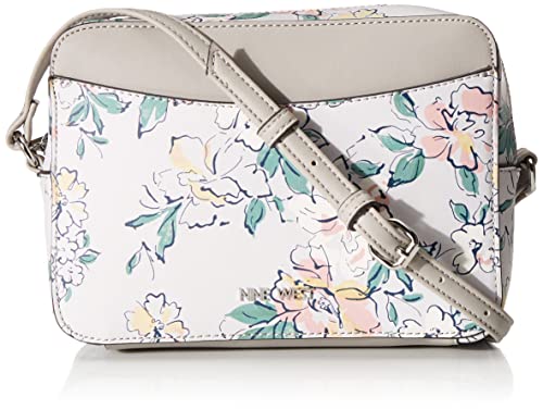 Nine West Calandra Mini Camera Crossbody Light Dove Floral One Size