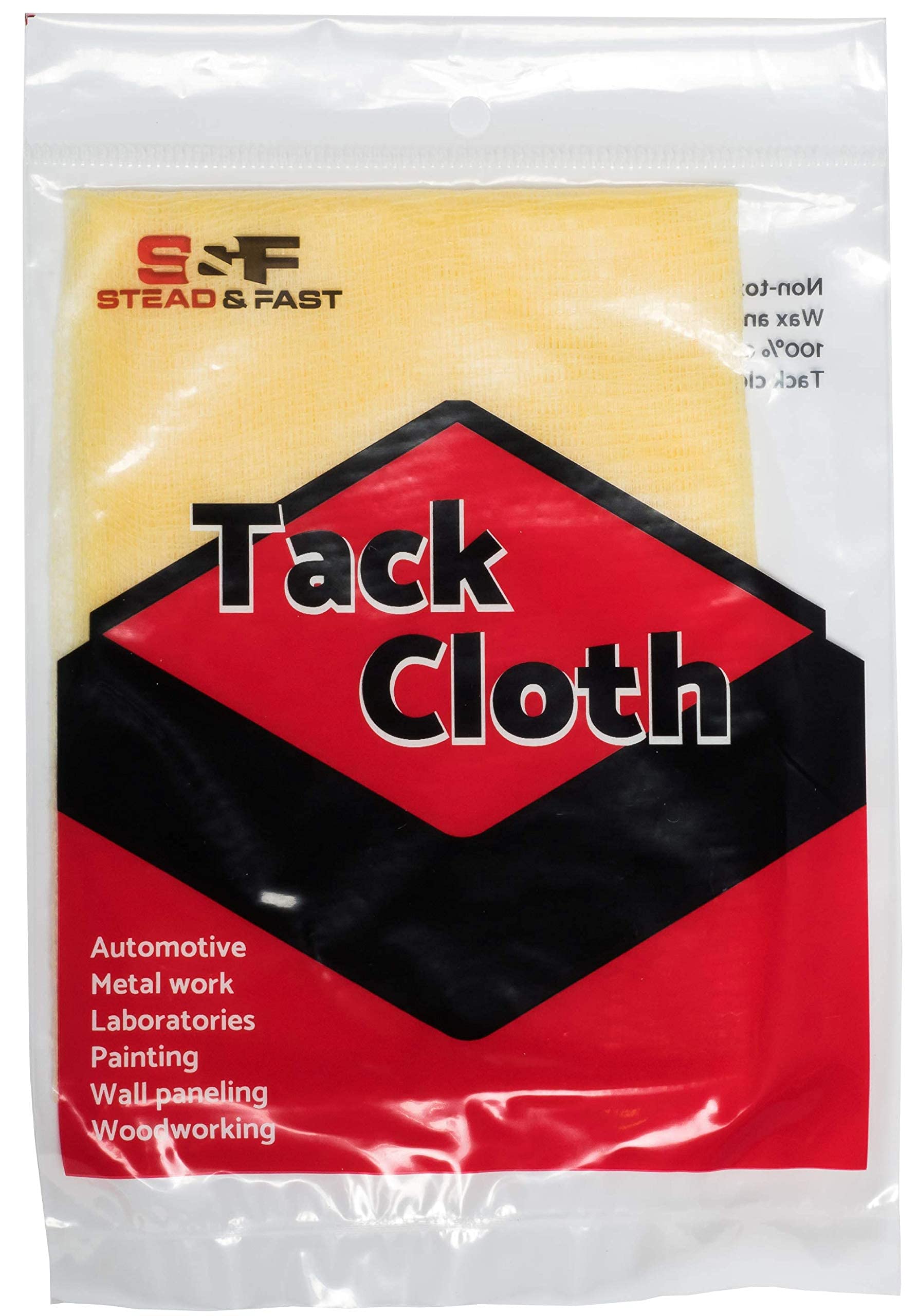 S&F STEAD & FAST Tack Cloth Automotive, 30 pcs, Bulk 2-Box Auto Sticky Tac Cloths Set, Premium Professional Grade Tack Rags for Woodworking, Painting, Sanding