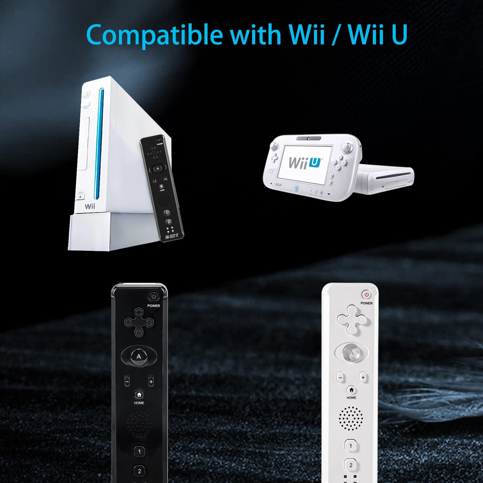 MODESLAB Classic Controller Compatible for Wii/Wii U/NES Classic Edition (NES Mini) / SNES Mini, Classic Console Game pad Joypad for Wii Wii U (Black)