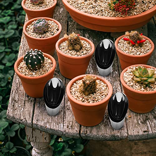 Yardwe 9pcs Silver Pot Care Vegetation Weeding Scoops Metal The Accessories Garden Cleaner Tools Scoop: Tool Spade Ceramic Rake Bonsai Cups Miniature Potted Bucket Home Steel Scoopers