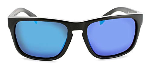 Optic Nerve ONE Ziggy Polarized Sunglasses: Matte Vertical Driftwood Demi with Gray Lens