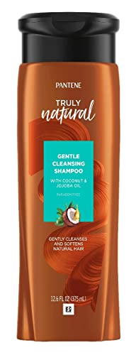 Pantene Truly Natural Shampoo 12.6 Ounce (375ml) (Pack of 3)