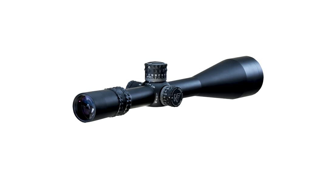 NIGHTFORCE NXS 8-32x56mm F2 30mm Tube Black Hunting Gun Scope - ZeroStop Parallax Adjustable Second Focal Plane Long-Range Shooting Scope Moar-T Reticle (C509)
